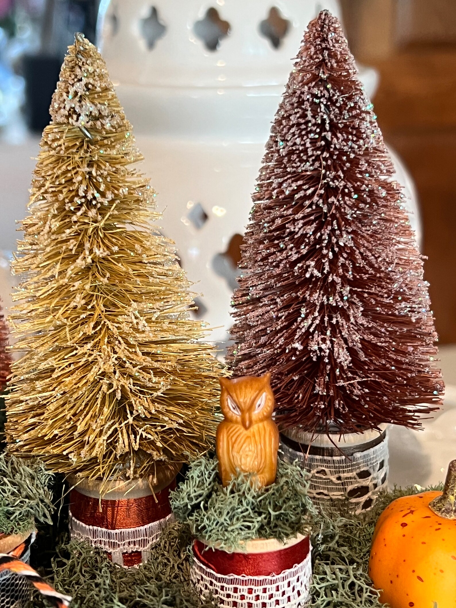 Autumn Vintage Spool Trees - Etsy