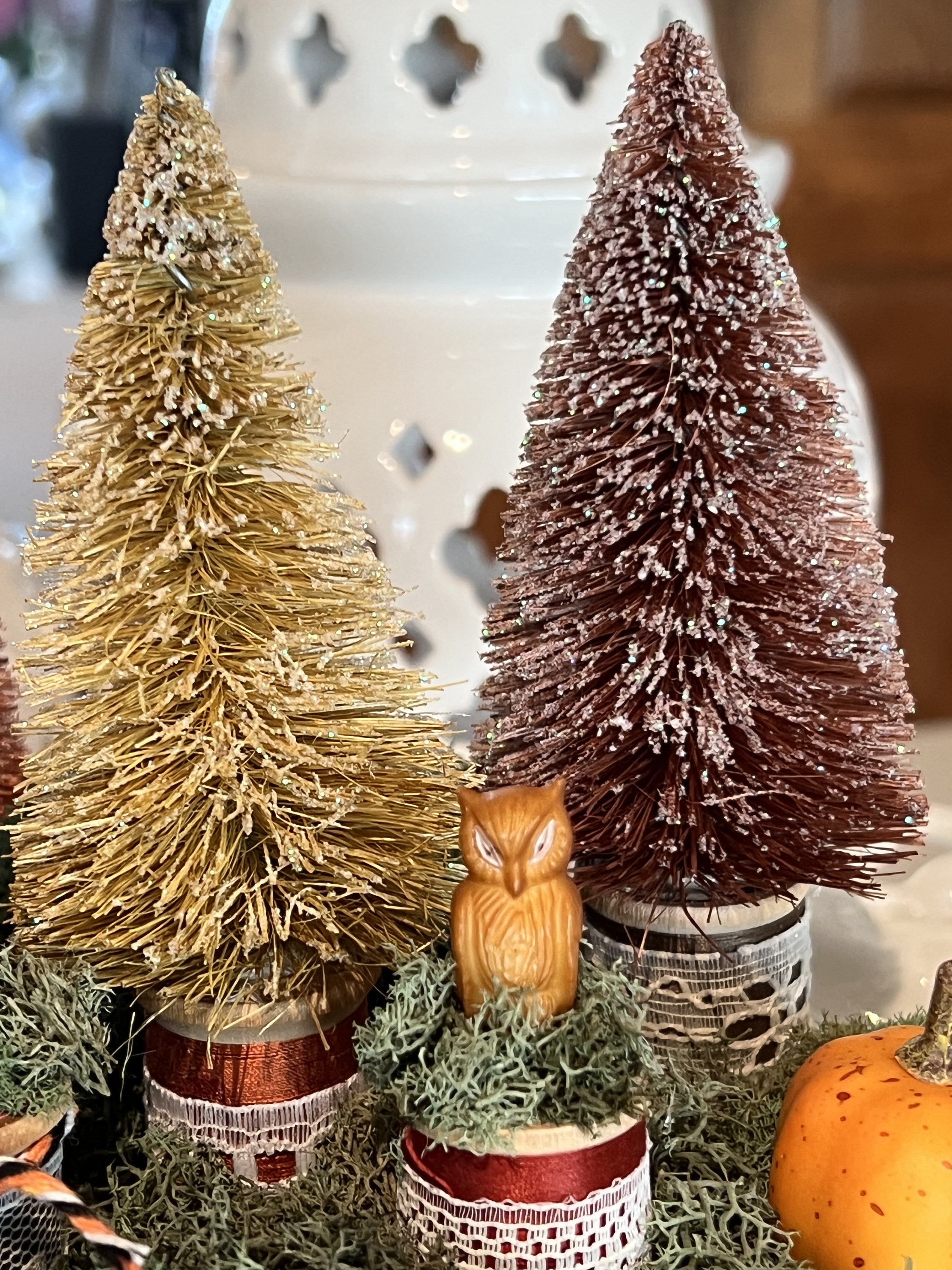 Autumn Vintage Spool Trees - Etsy