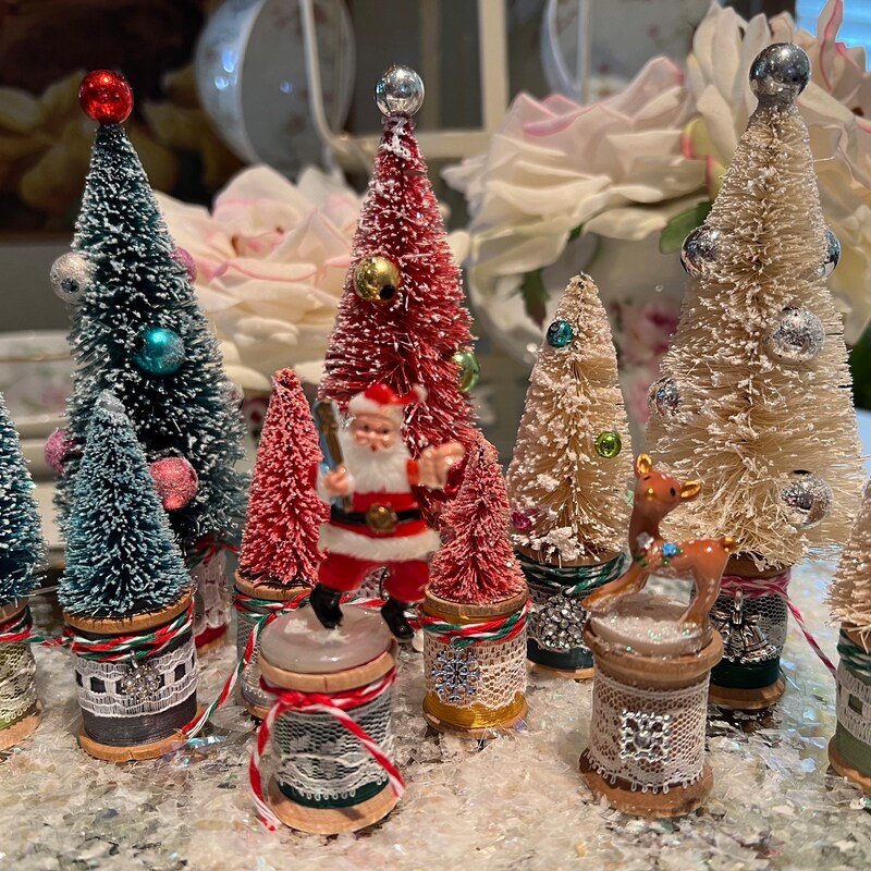 Spool Christmas Trees - Etsy