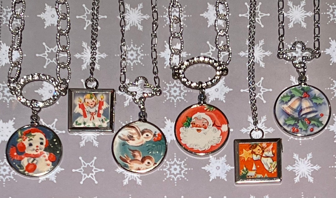 Vintage Christmas Lockets - Etsy