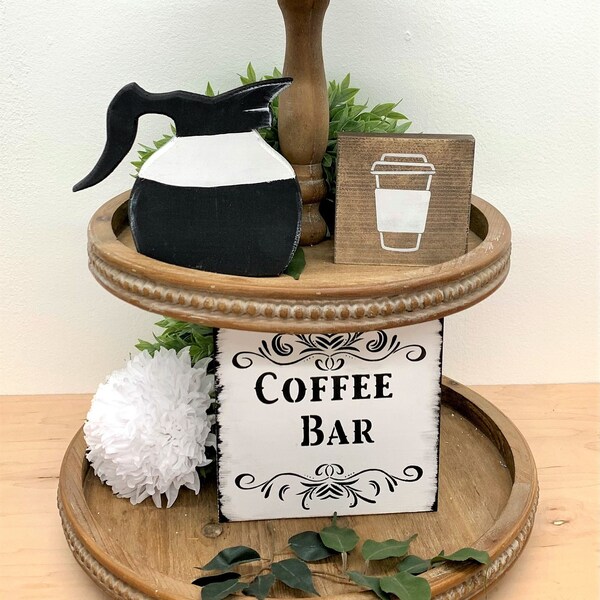 Coffee Tier Tray - Etsy