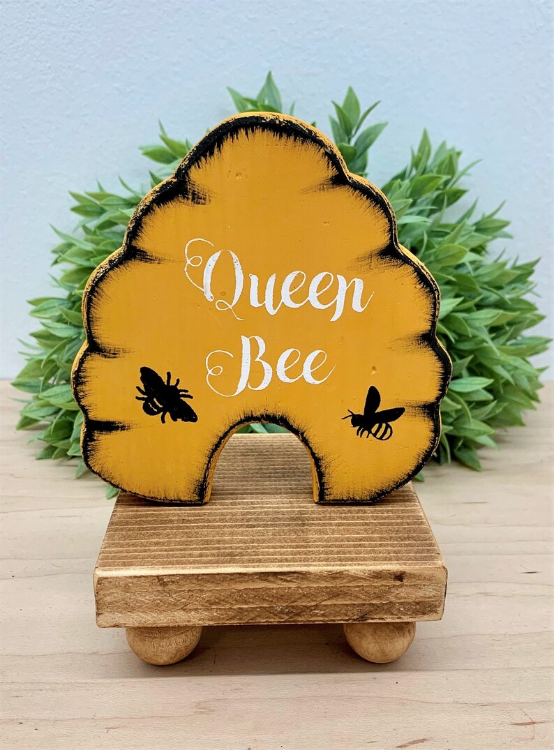 Honey Bee Tiered Tray Spring Tiered Tray Decor Bee Hive - Etsy