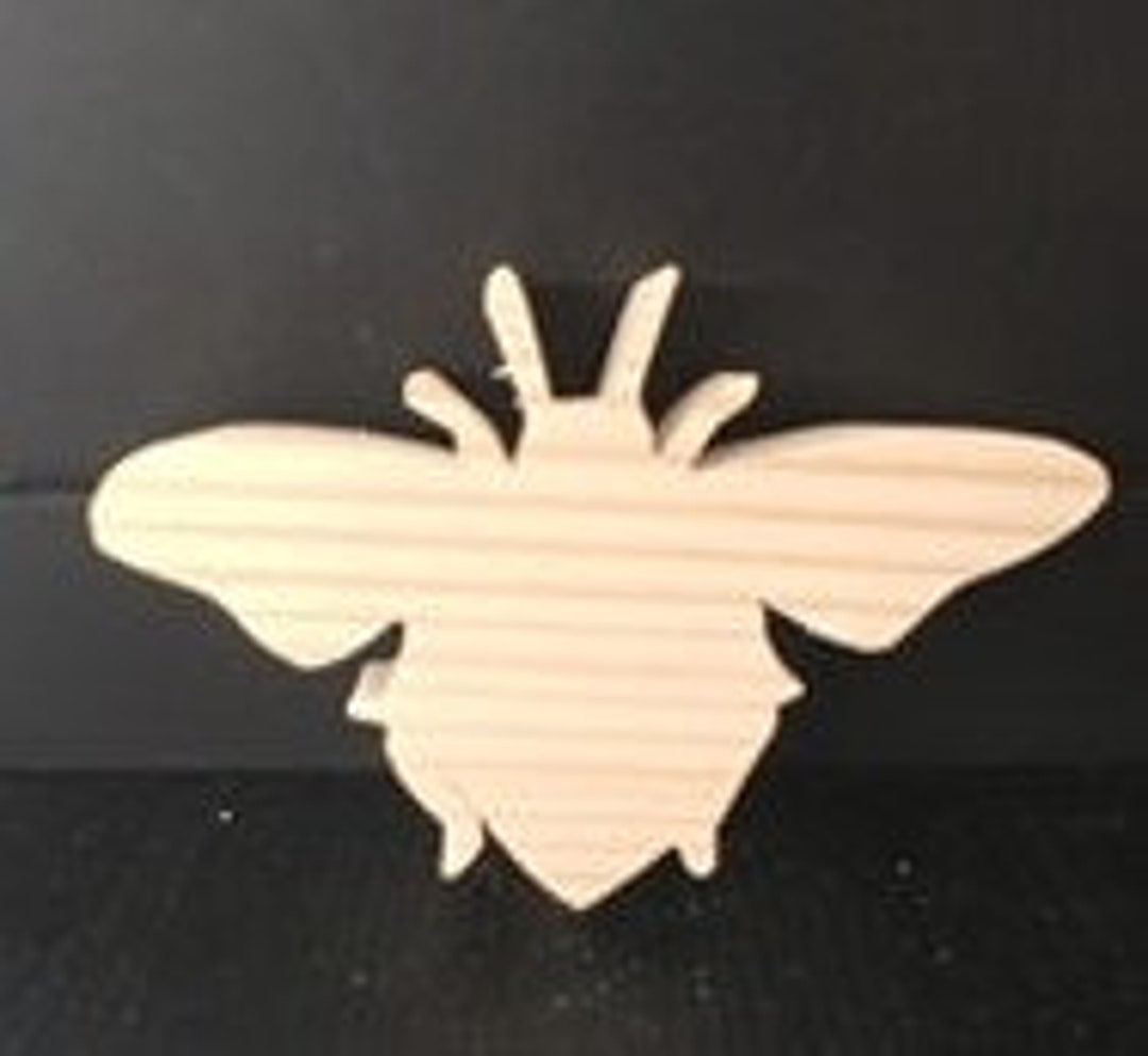 Wood Honey Bee Cut Outs Set of 5 Bee Blanks Blank Wood Cut - Etsy