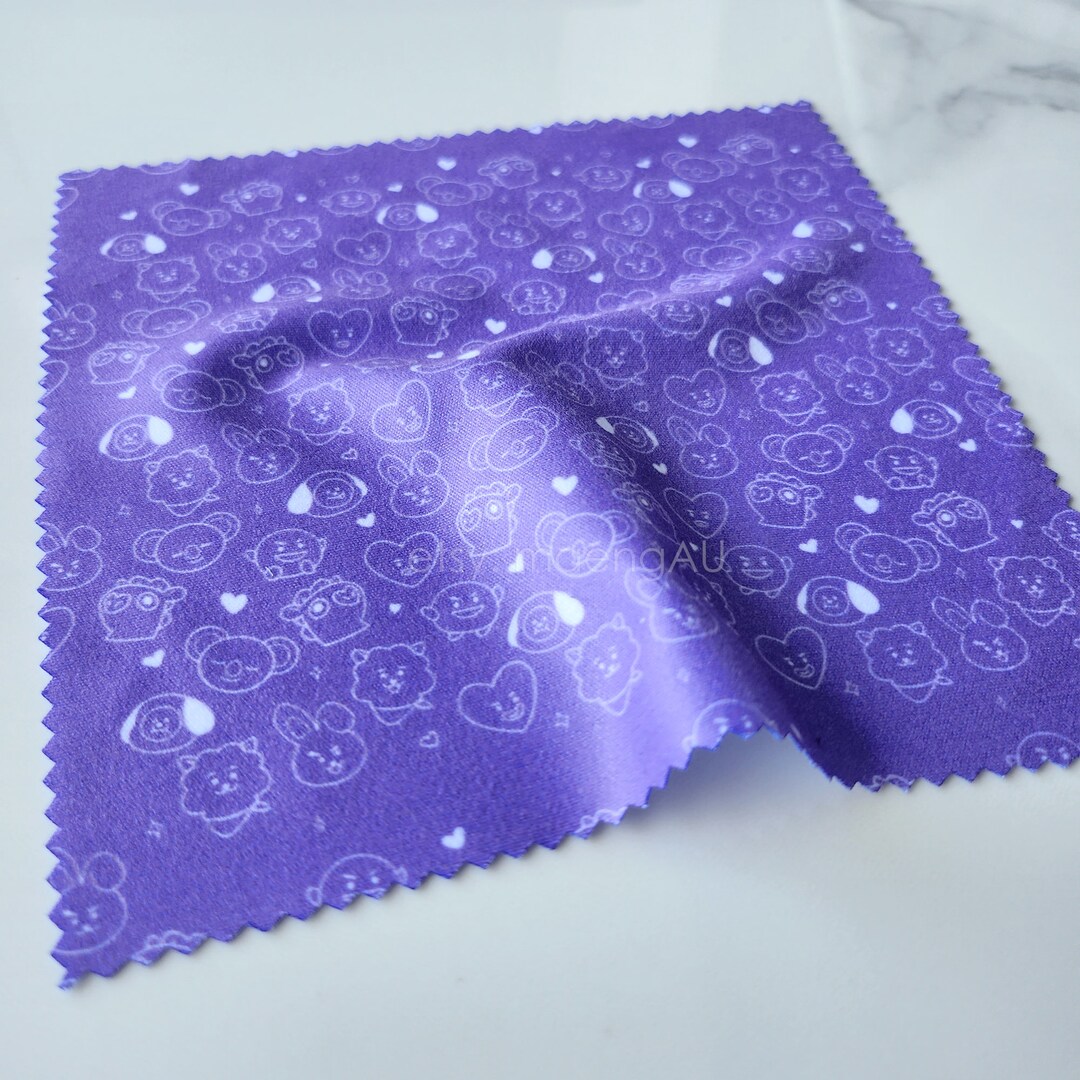 BTS Cute BT21 Microfibre Cloth - Etsy