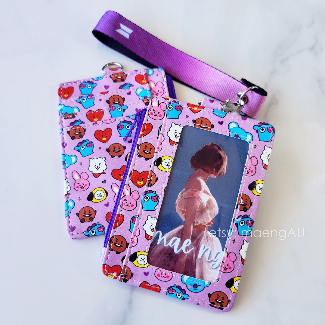 BTS BT21 Wallet Optional Wrist Strap - Etsy
