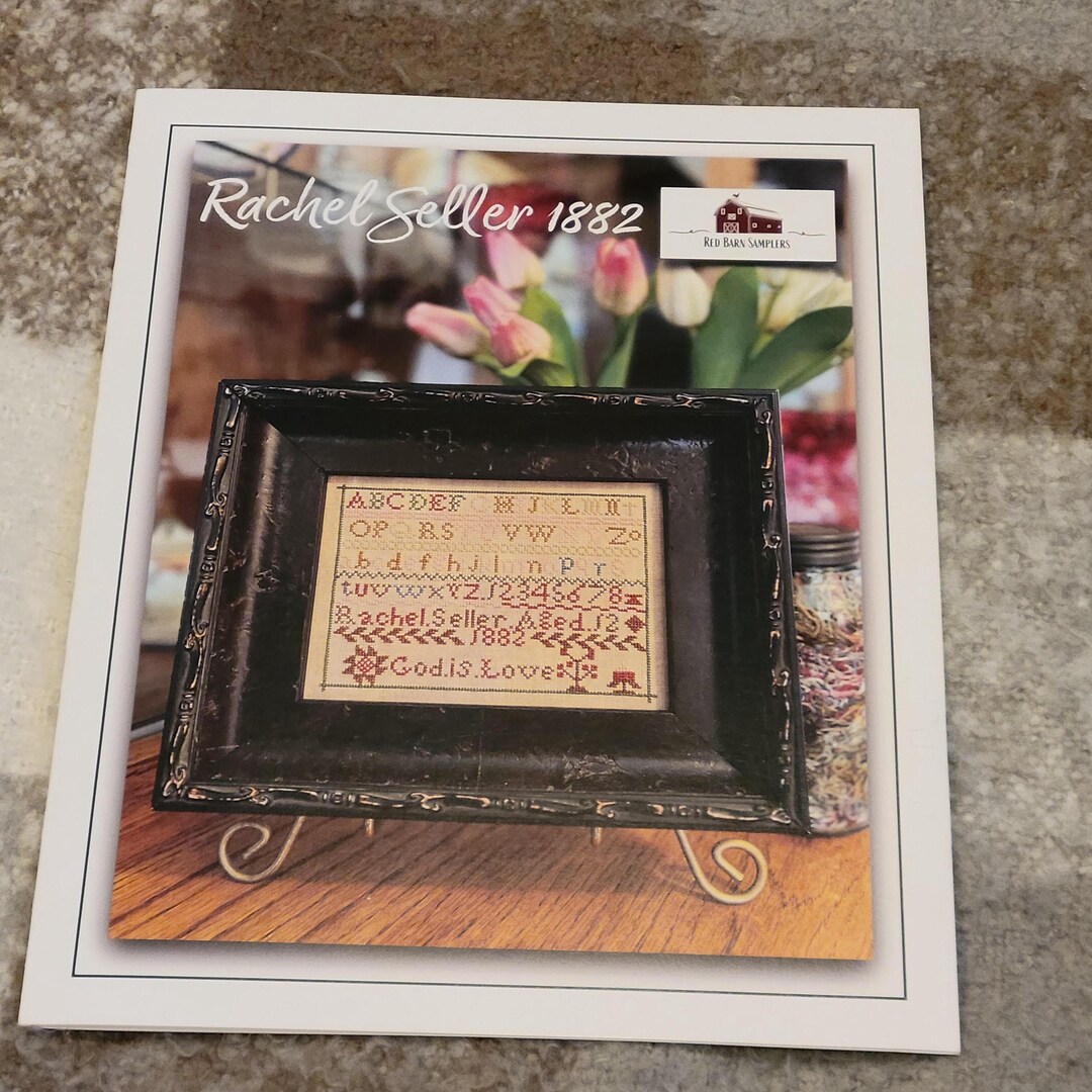 Red Barn Samplers Rachel Seller 1882 - Etsy