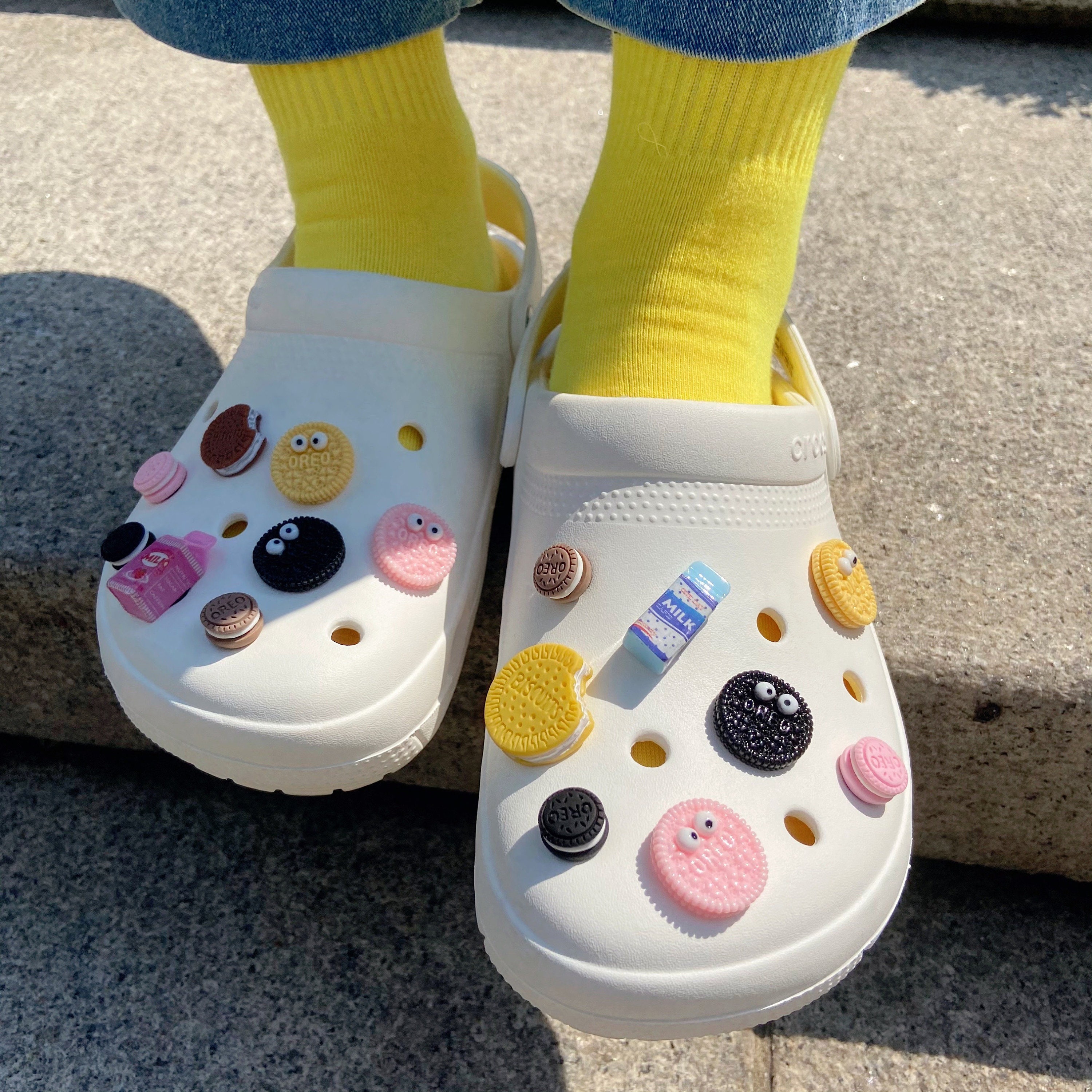 Oreo Cookie Shoe Charms for Crocs 8pcs /16pcs | Etsy