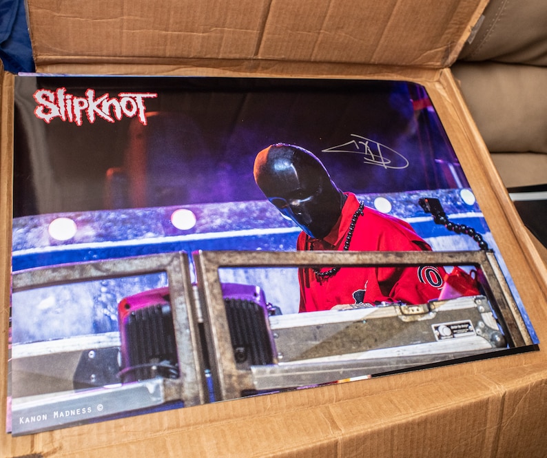 Slipknot 18x24 Print Signed Sid Wilson Mask Concert Live Vol.3 Poster ...