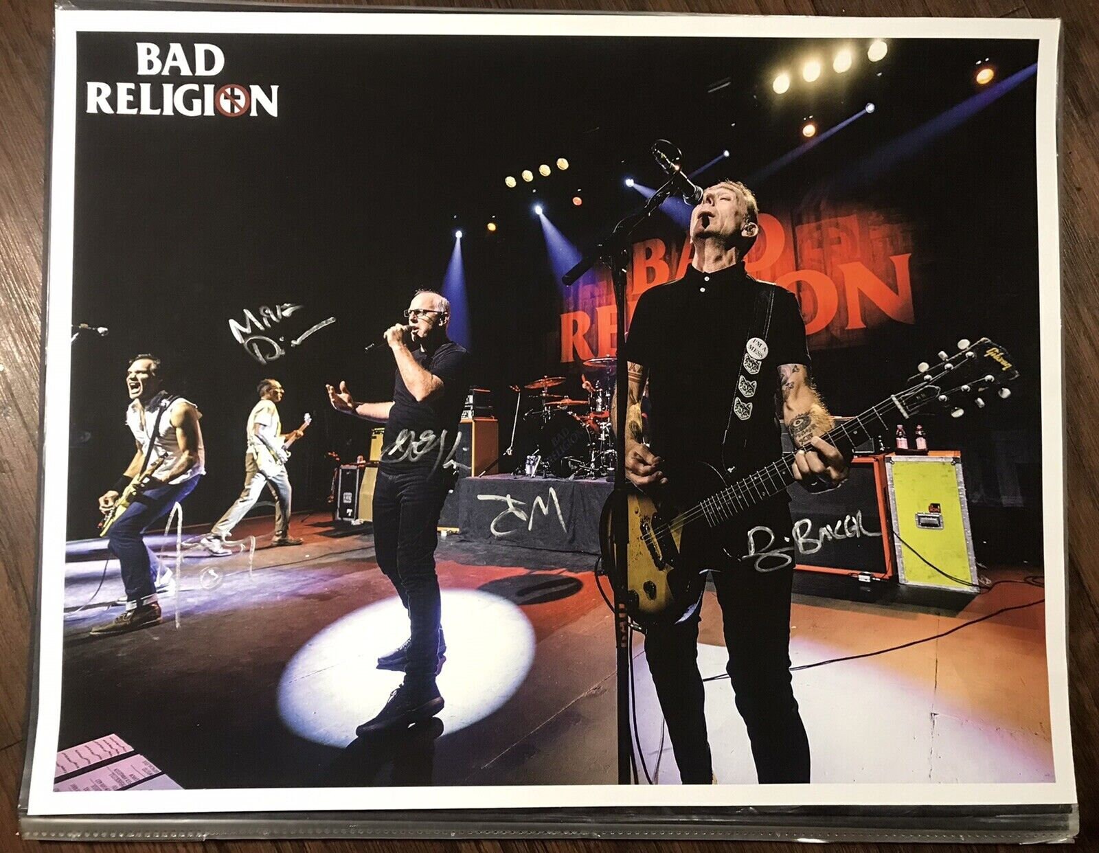 Bad Religion 17x22 Print Photo Poster Signed Autographed Whole - Etsy
