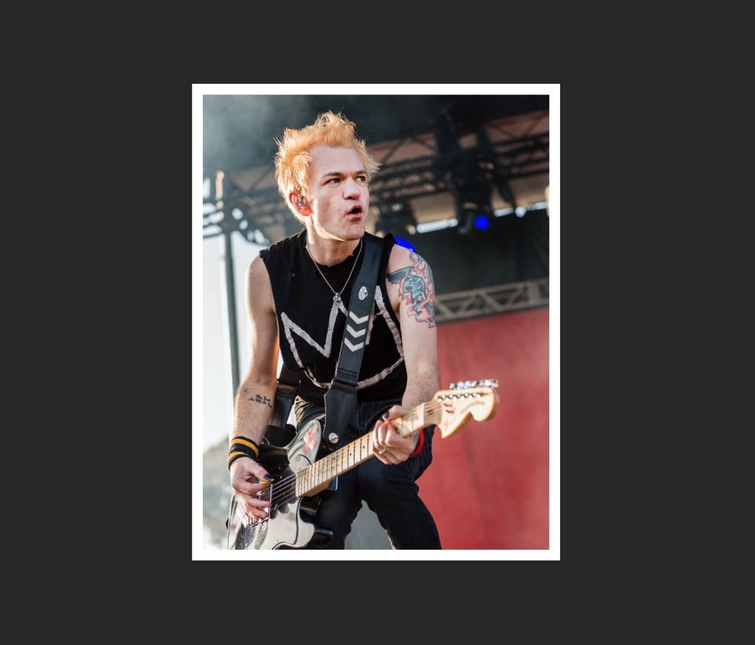 Sum 41 16" X 20" Fine Art Print Poster Deryck Whibley Chuck 13 Voices ...