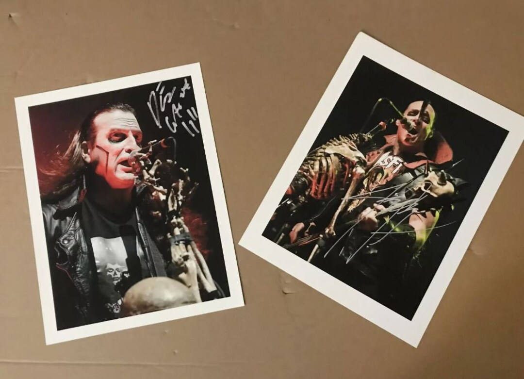 Misfits Jerry Only Dez Cadena Signed 8.5" X 11" Fine Art Print Devil's ...
