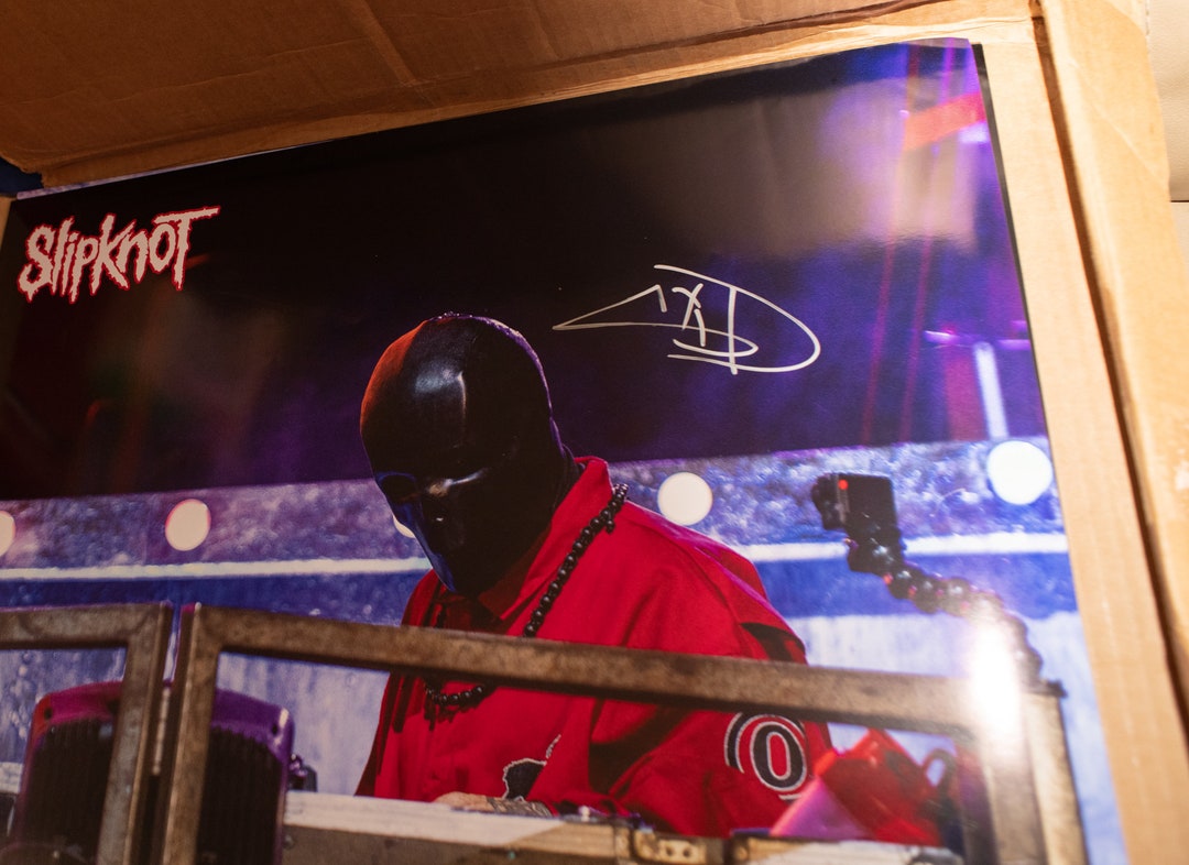 Slipknot 18x24 Print Signed Sid Wilson Mask Concert Live Vol.3 Poster ...