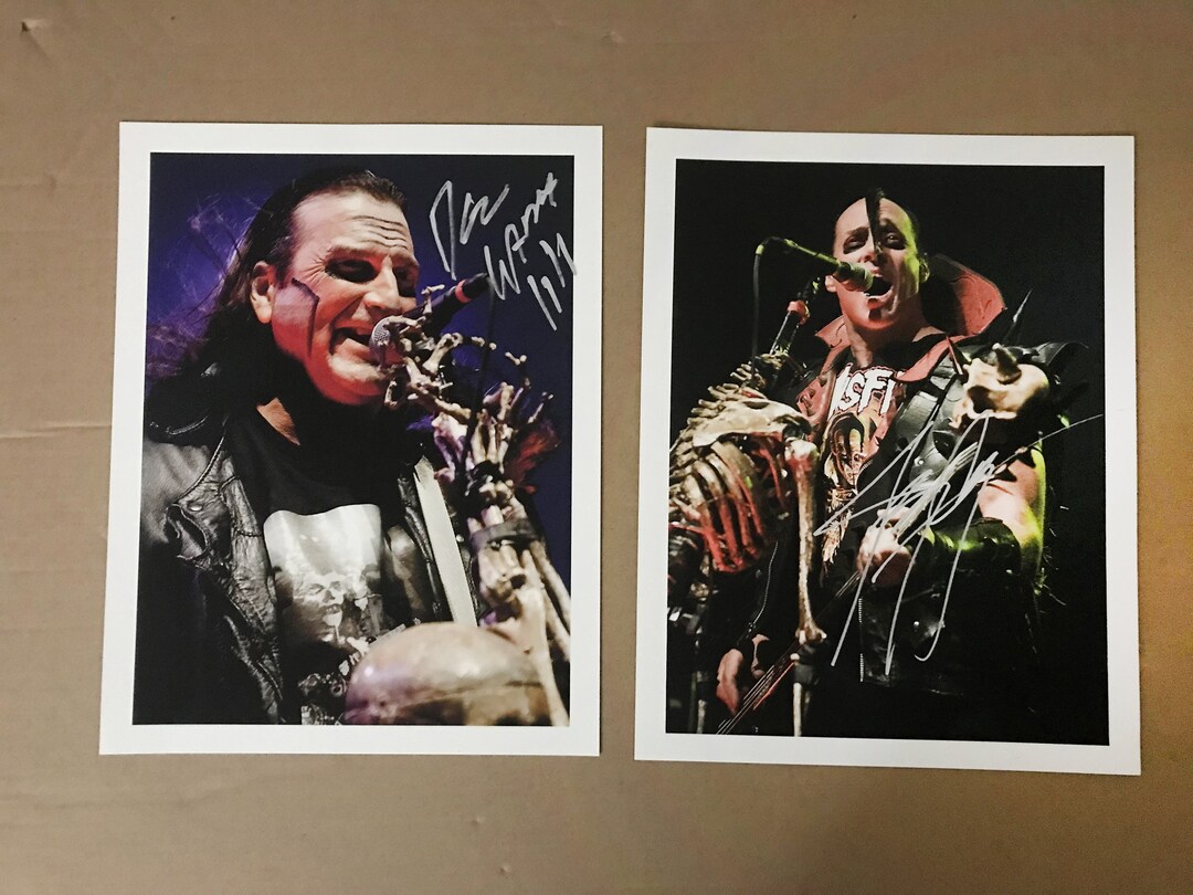 Misfits Jerry Only Dez Cadena Signed 8.5" X 11" Fine Art Print Devil's ...