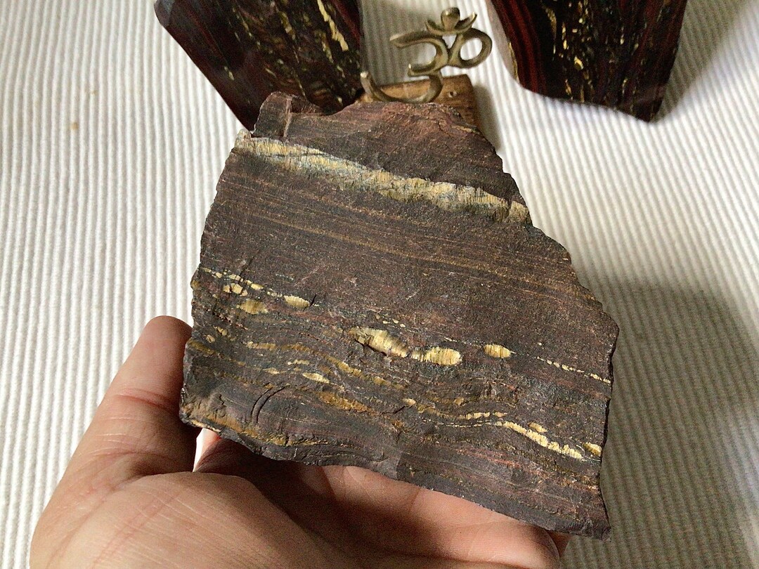 485g Western Australian Tiger Iron Rough Piece 2C - Etsy