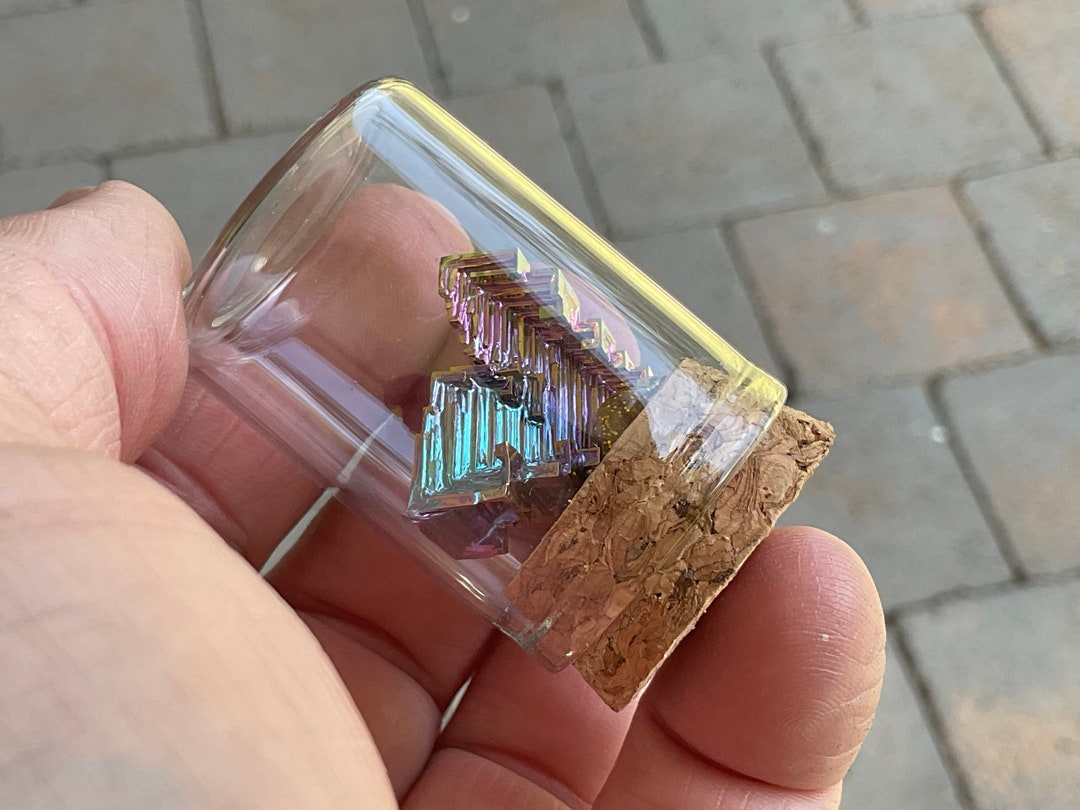 Bismuth Specimen Display Bottle 3A - Etsy