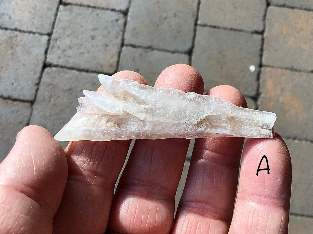 Australian Natural Bladed Gypsum Spears Group 3 - Etsy