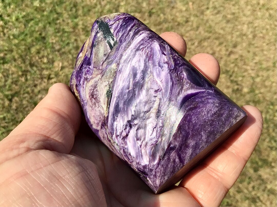 253g Charoite Freeform 2C - Etsy