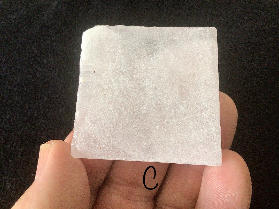 Mangano Calcite Rough Slice 4C - Etsy