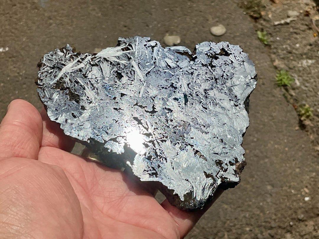 268g Reticulated Hematite Slab - Etsy