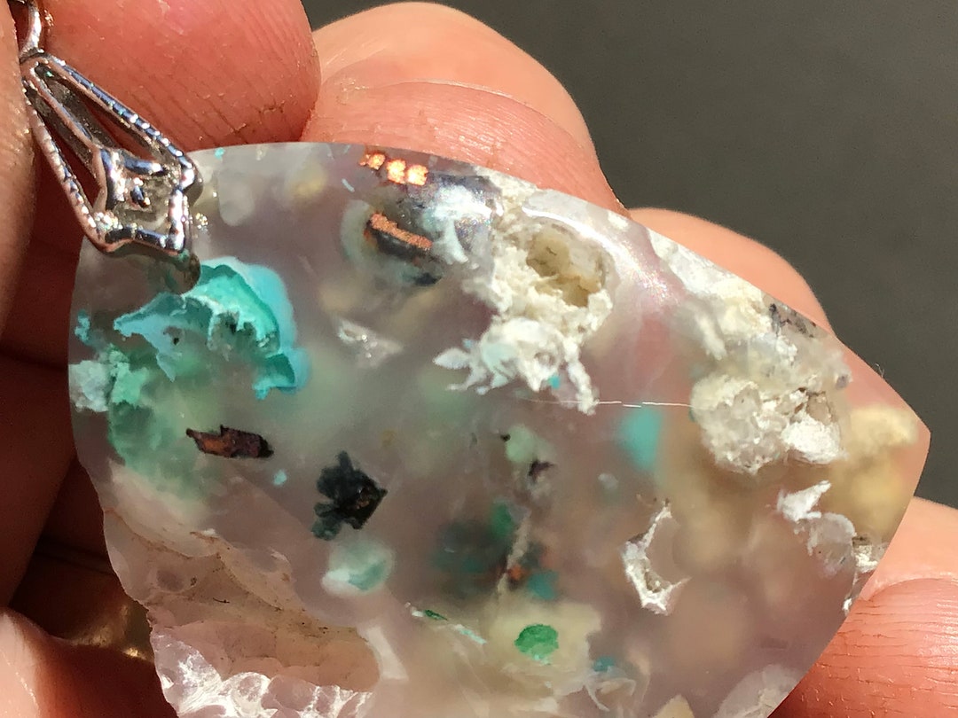 RESERVED FOR MARTHA Indonesian Native Copper and Chrysocolla in ...