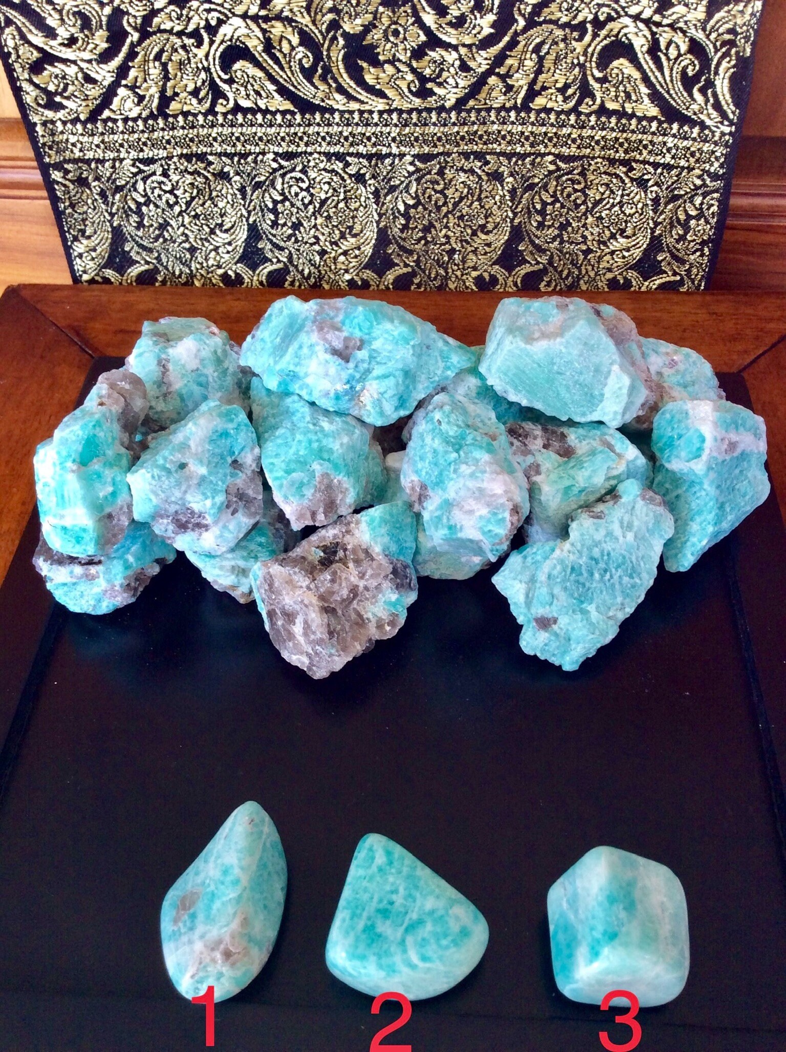Amazonite Tumbled Stones Group 1 - Etsy Australia