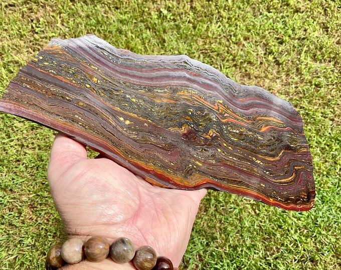 458g Western Australian Tiger Iron Polished Slab S - Etsy