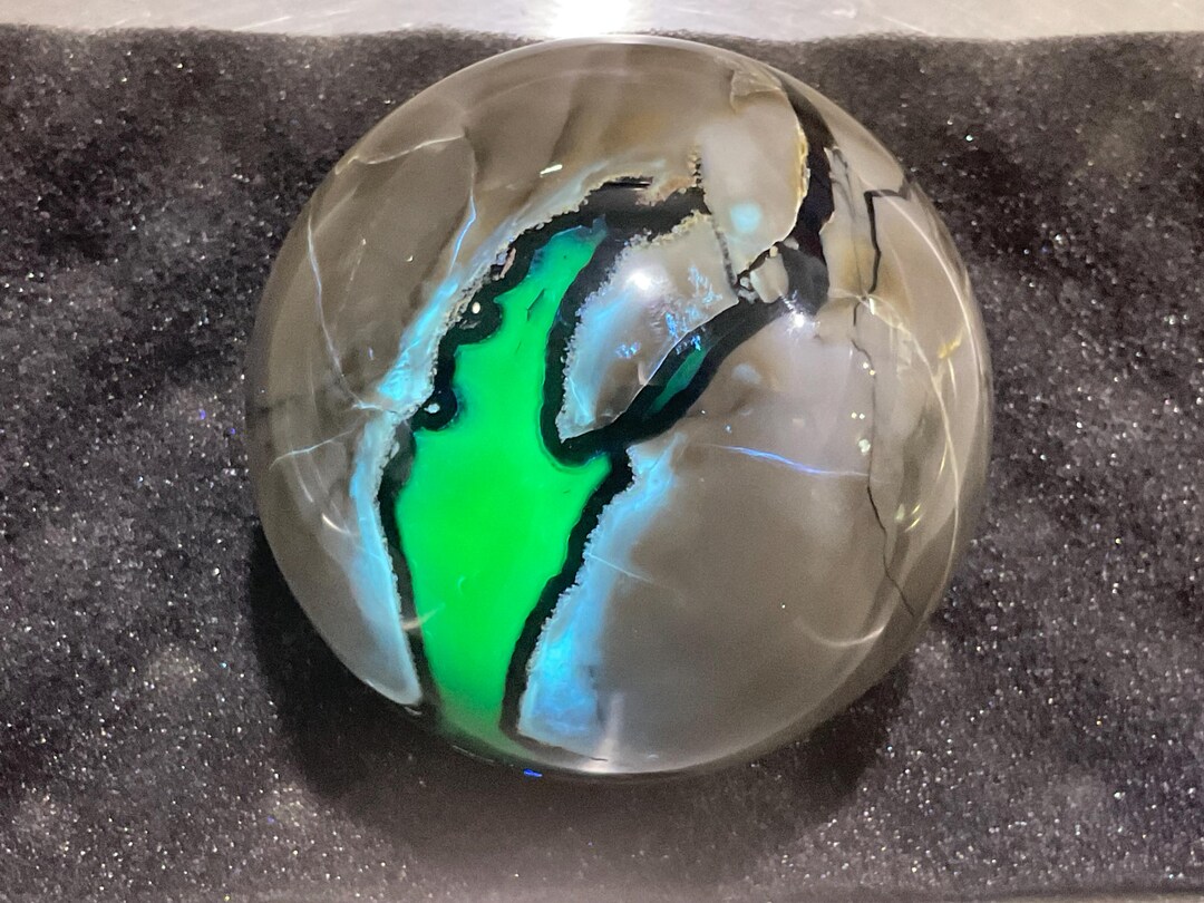 654g volcano Agate Sphere 2C - Etsy