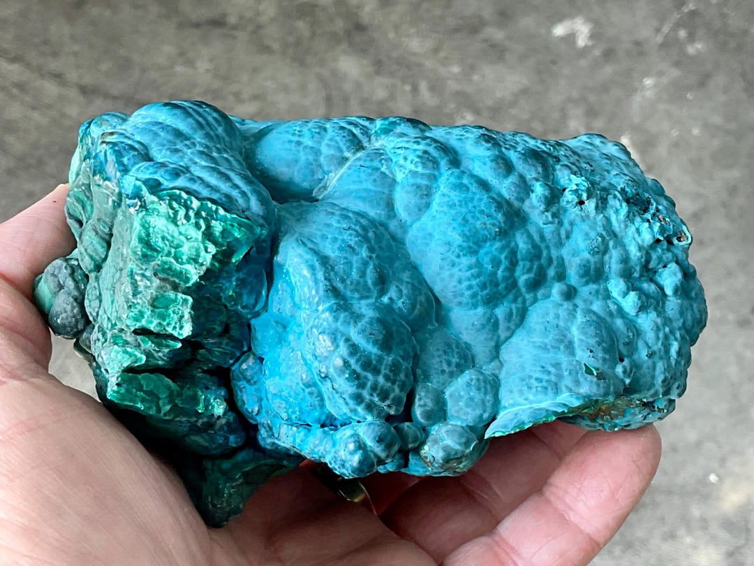 966g Botryoidal Chrysocolla Over Malachite Raw Specimen B - Etsy Australia