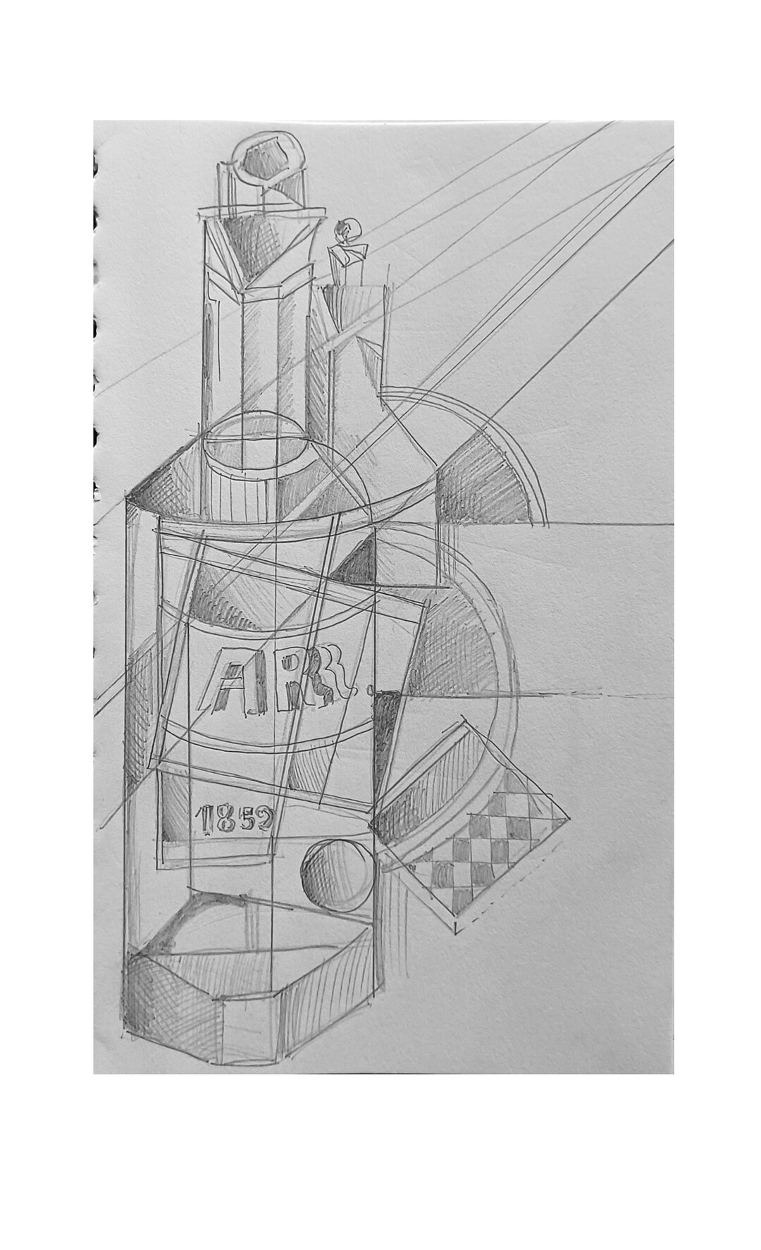 Original Painting, Cubism Picasso Style Cubist Art Cubist Still Life ...