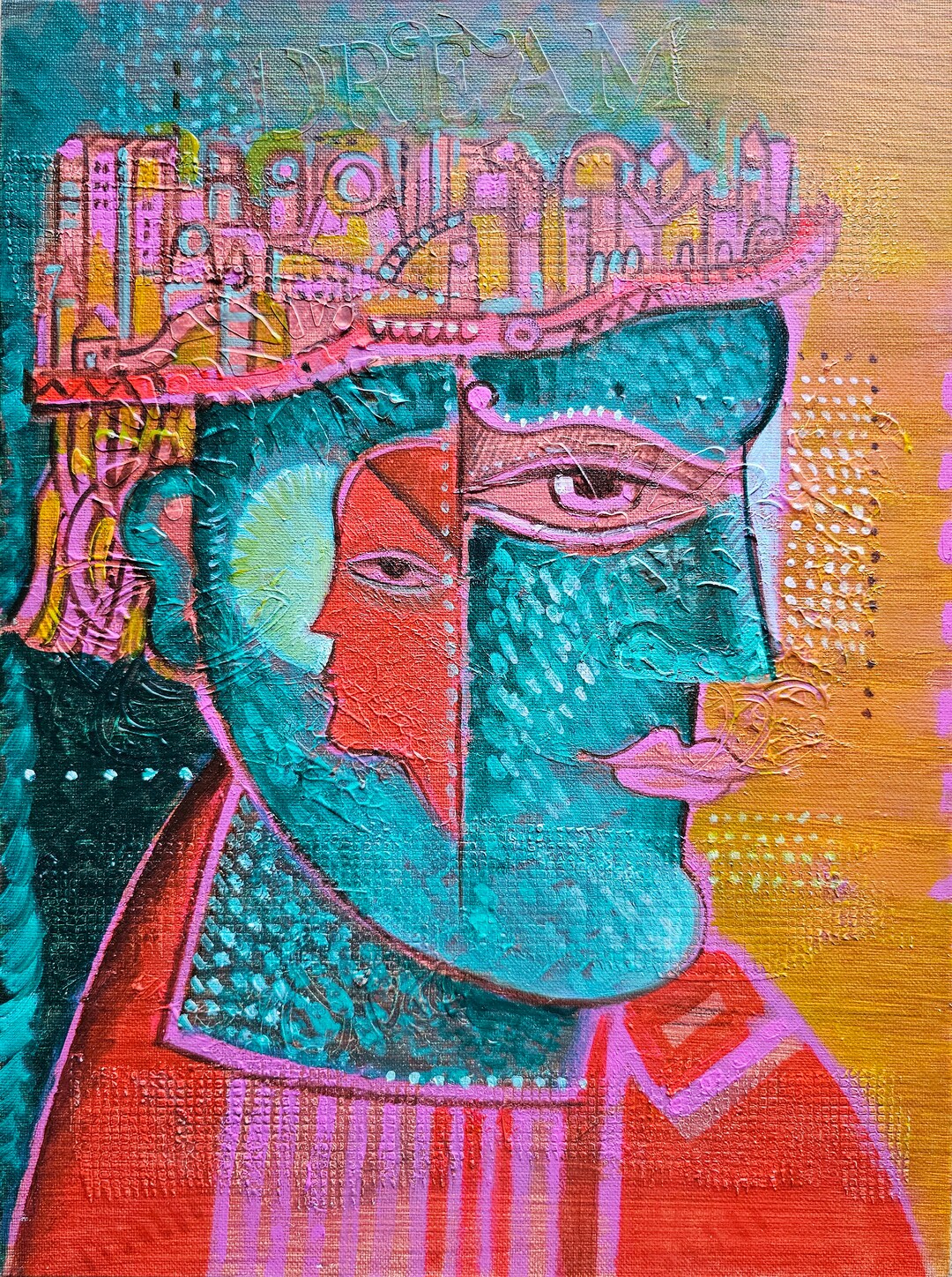 Large Artwork, Large Wall Art, Cubist Painting, Impressionism, Print on ...