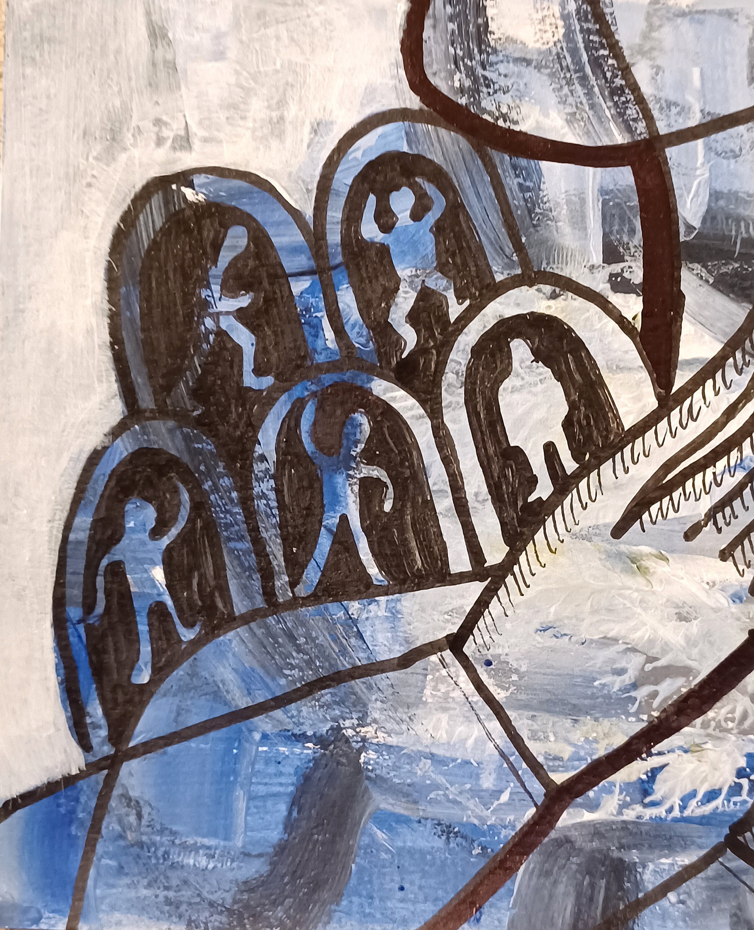 Original Painting, Cubism Picasso Style Cubist Art " Mind-breaker ...