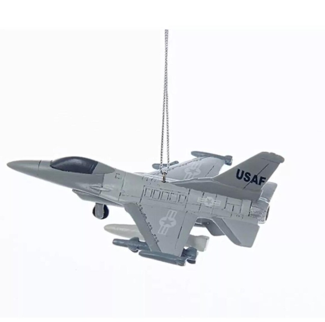 USAF Air Force Fighter Jet Christmas Ornament - Etsy