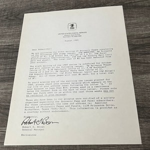 Vintage 1985 USPS 5 Souvenir Pages First Day of Issue - Etsy