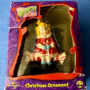 The Grinch Cindy Lou Who Christmas Ornament New in Box - Etsy