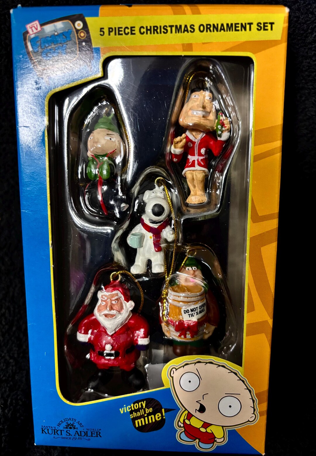 Family Guy Mini Christmas Ornament Set of 5 Peter Griffin Stewie ...