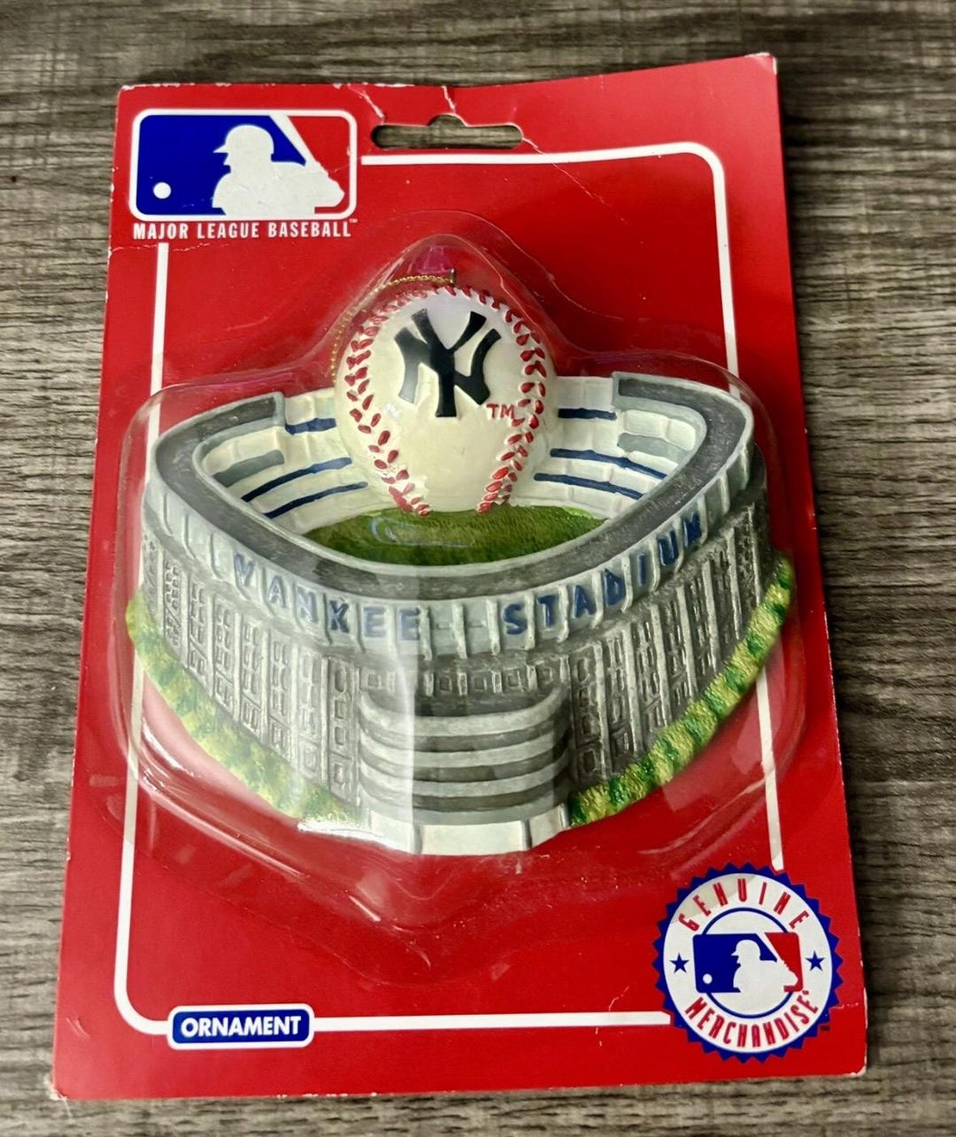 Vintage NY Yankees OLD Yankee Stadium Christmas Ornament New in Package ...