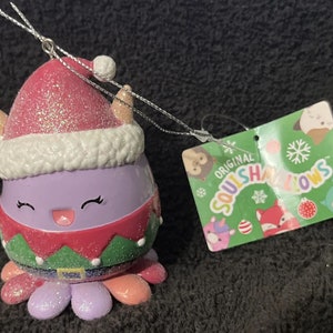 Squishmallows Beula the Octopus Christmas Ornament W Tags Kellytoy ...