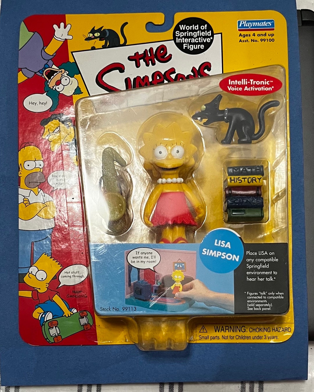 The Simpsons Playmates WOS Lisa Simpson Interactive Figure - Etsy