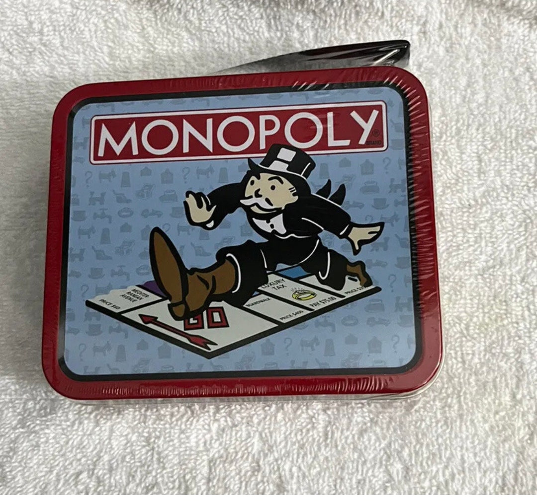 Monopoly Rich Uncle Pennybags Vintage MINI Metal Lunchbox Sealed in ...