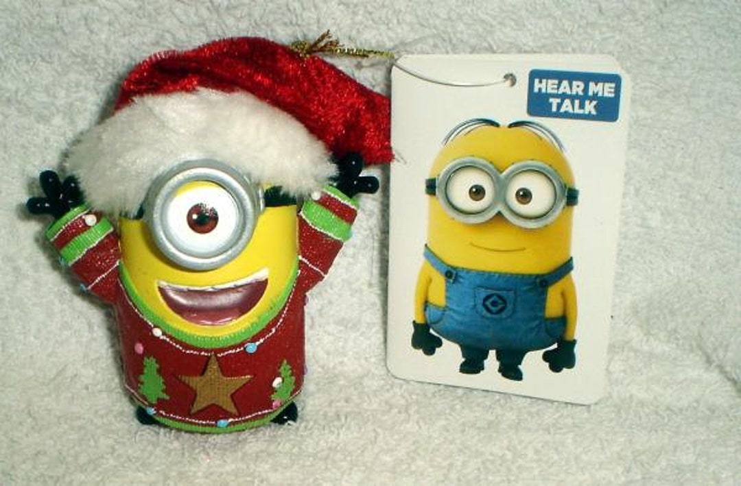 Despicable Me Minions Minion Light up and Sound Christmas Ornament - Etsy