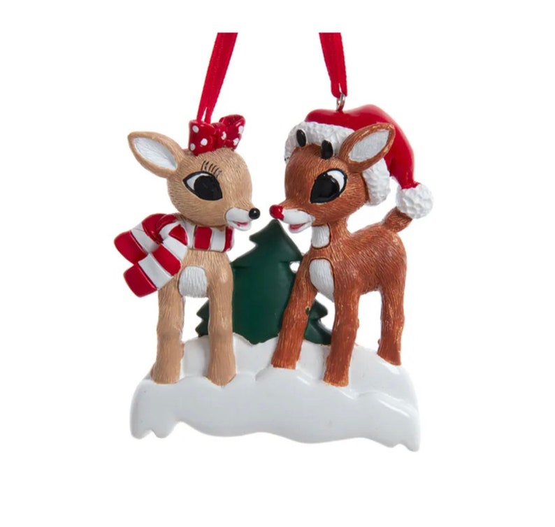 Rudolph the Red Nosed Reindeer and Clarice Christmas Ornament Adorable ...