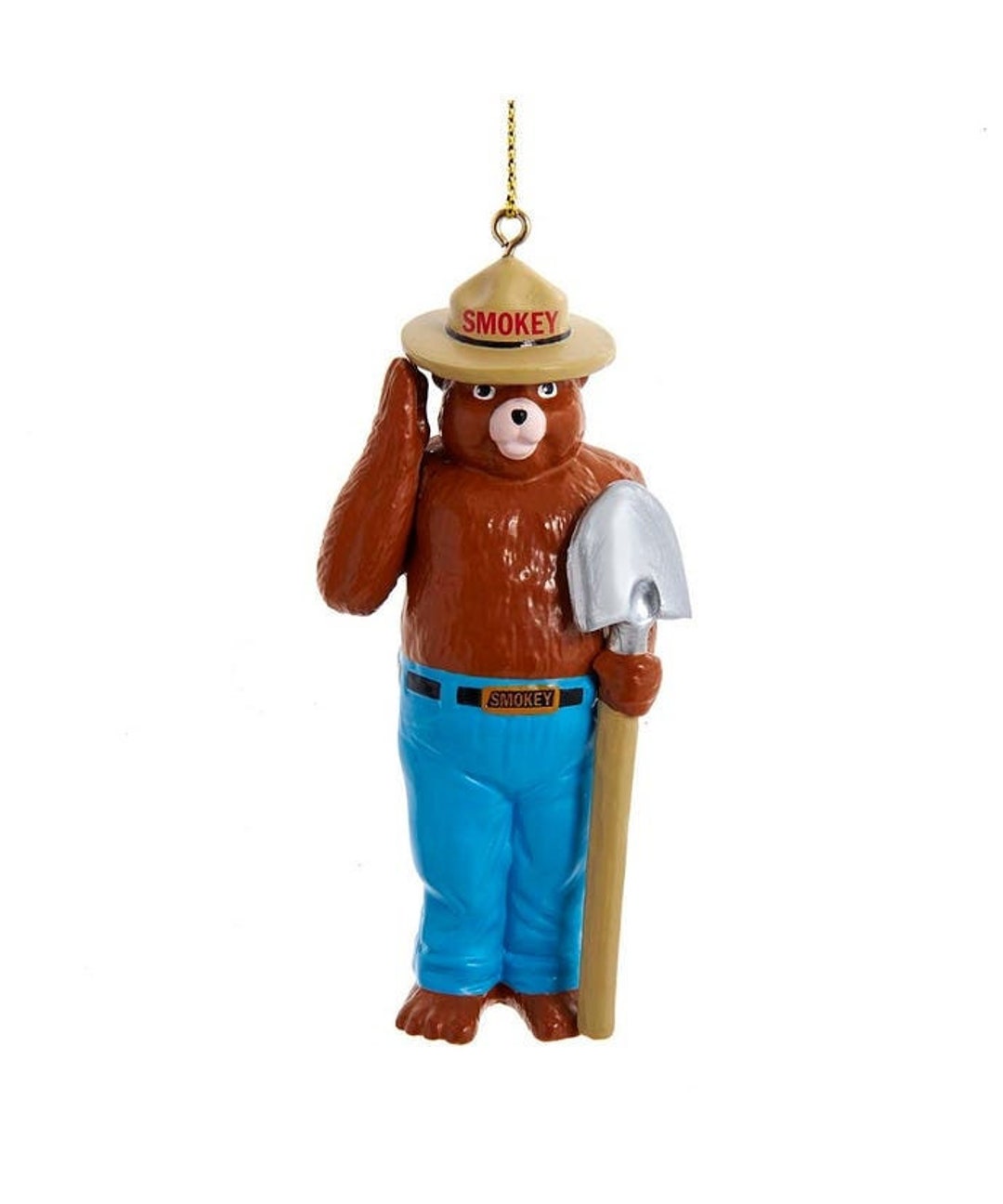 Smokey the Bear Salute Christmas Ornament in Stock - Etsy