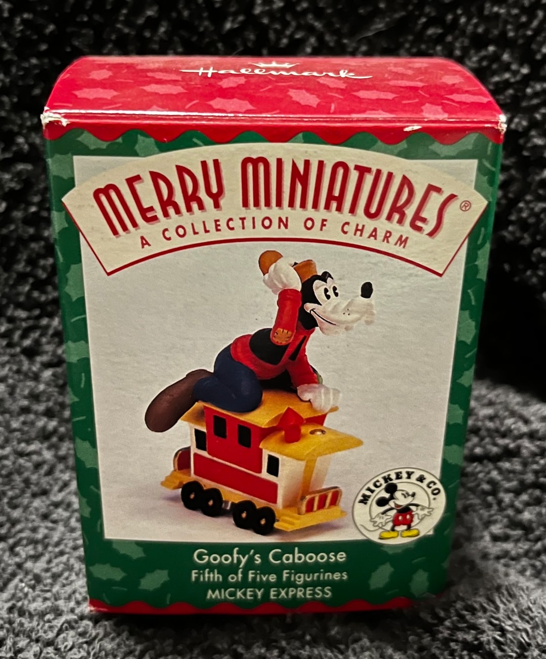 Hallmark Merry Miniatures Disney Goofy Train 1998 New in Box - Etsy