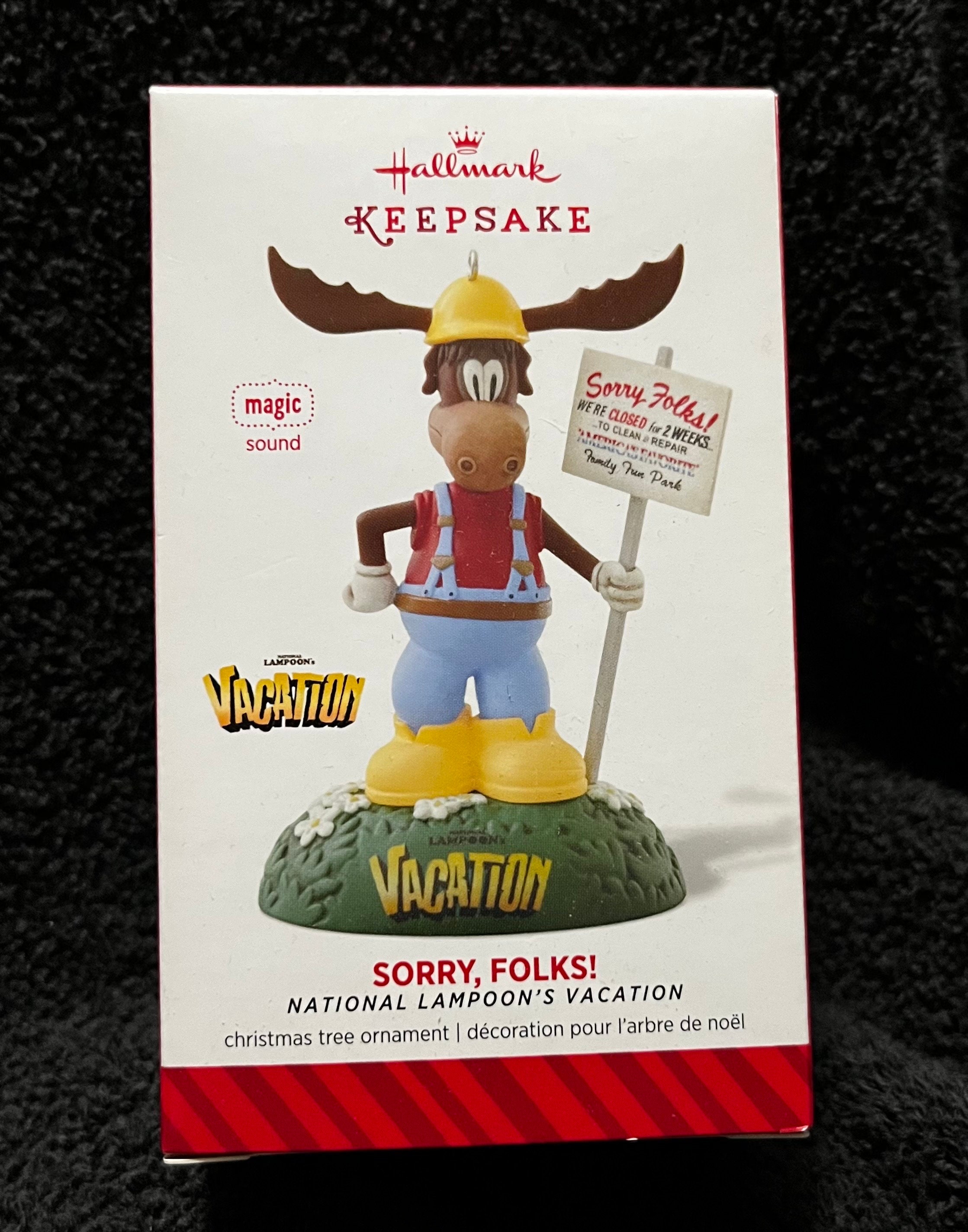 National Lampoon's Vacation Walley World Sorry Folks Moose Hallmark Christmas Ornament - Etsy