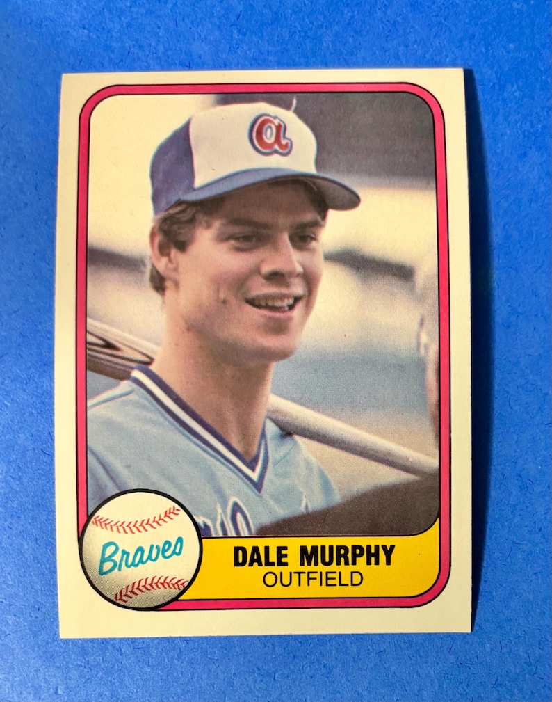 1981 Fleer Dale Murphy #243 Baseball Card Atlanta Braves Mint - Etsy