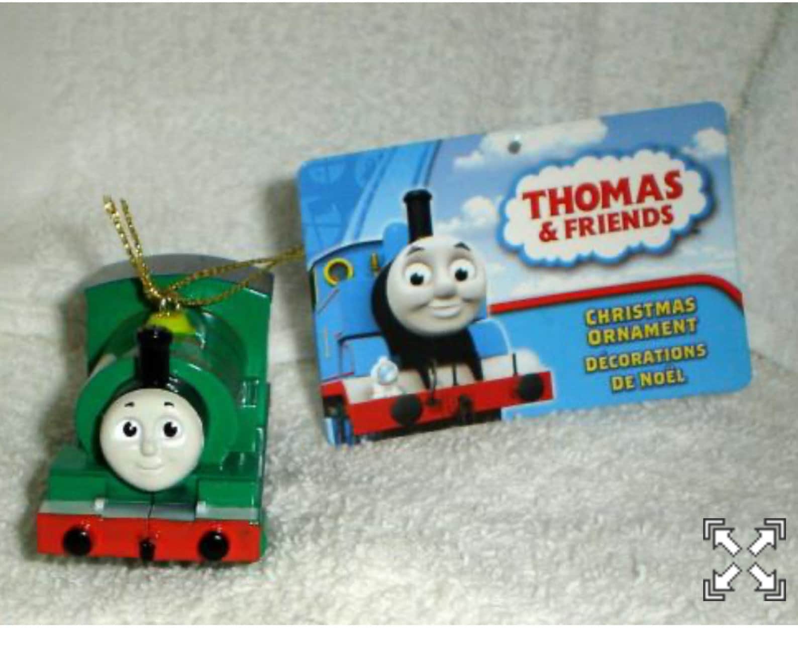 Thomas the Train Thomas the Tank Engine Rare PERCY Christmas Ornament ...