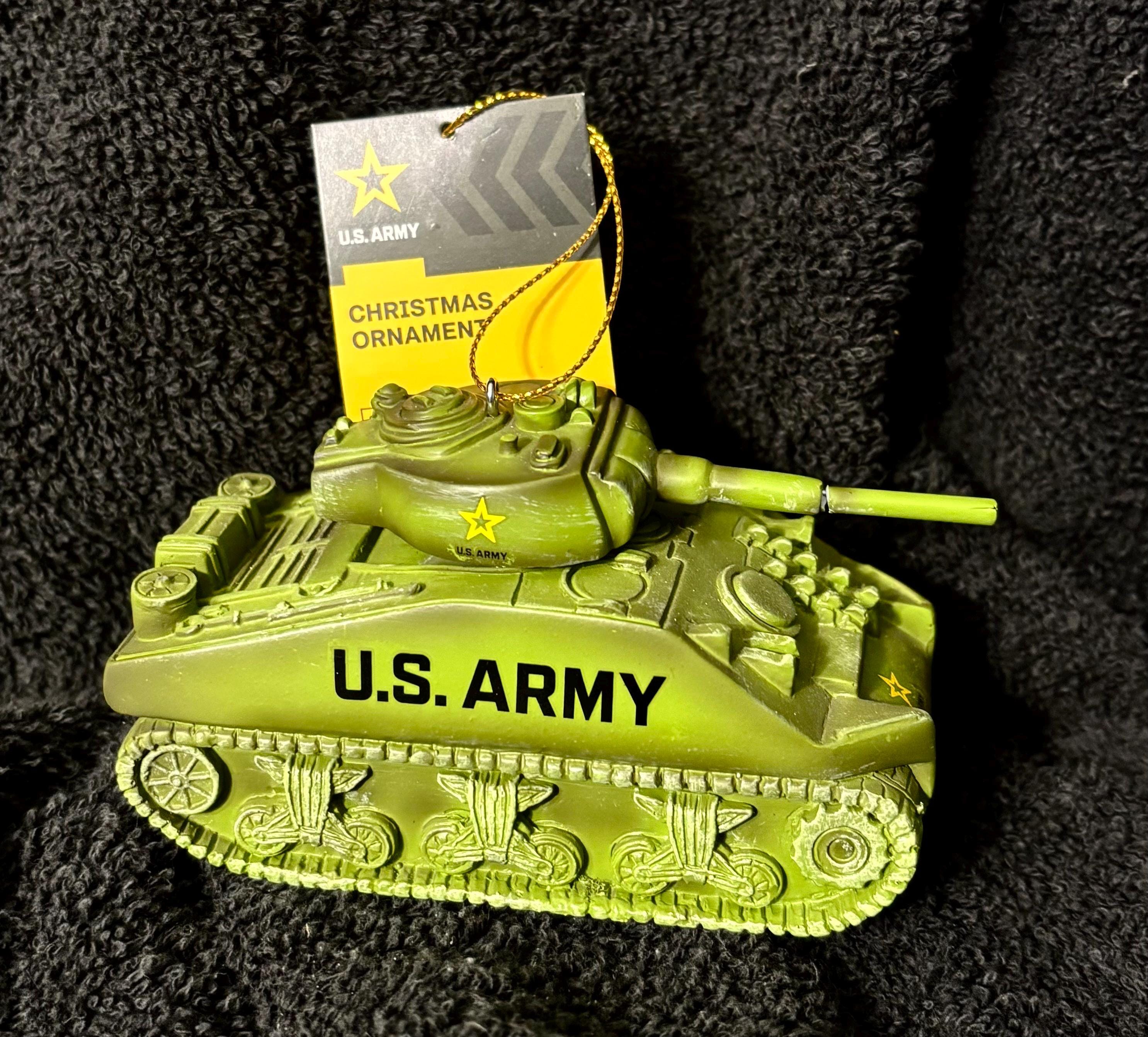 US Army TANK Fully Figural Christmas Ornament New W Tags - Etsy