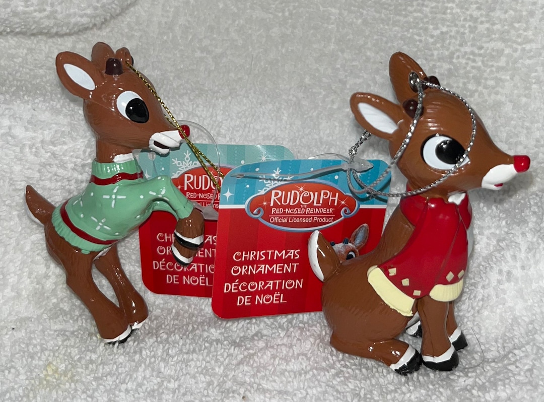Rudolph the Red Nosed Reindeer Ugly Sweater and in Scarf Christmas ...