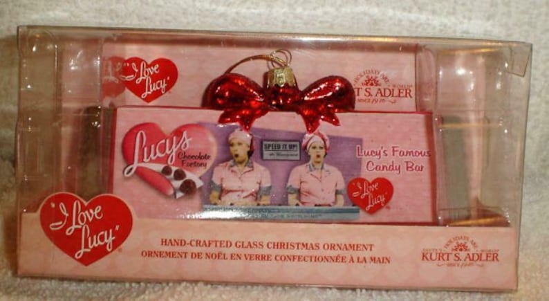 I Love Lucy Chocolate Factory Chocolate Bar Lucy & Ethel Blown - Etsy