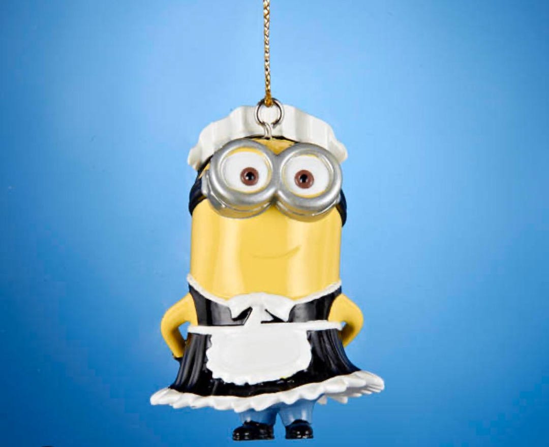 Despicable Me Minions Minion French Maid Christmas Ornament - Etsy